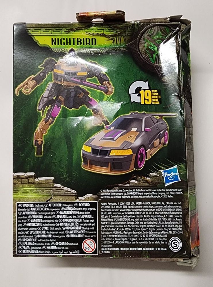 Transformers: Rise of the Beasts Deluxe - Nightbird [DAMAGED BOX]