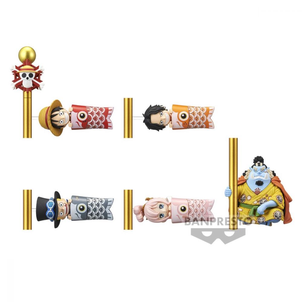 One Piece - World Collectable Figure - Carp Streamer (Full Set)