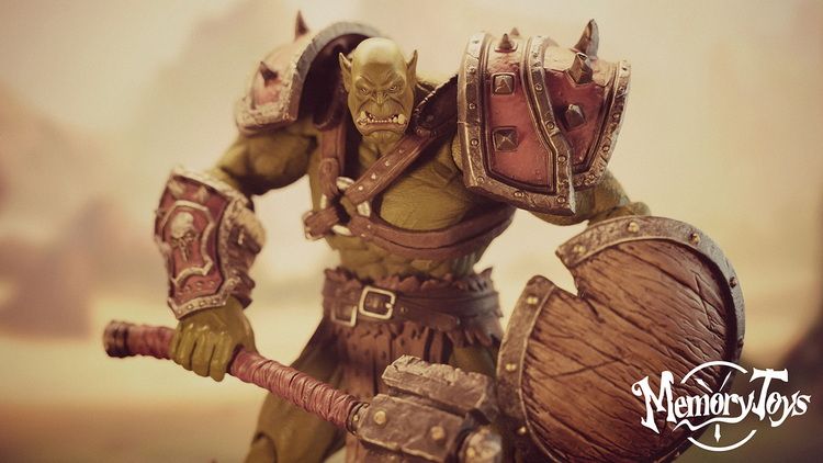 Memory Toys - Adventurer World's Third Bomb Orc Mercenary Captain Kagas